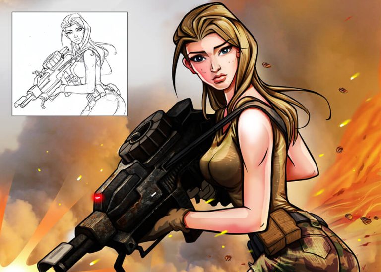 Girl Character – Assert Infotech